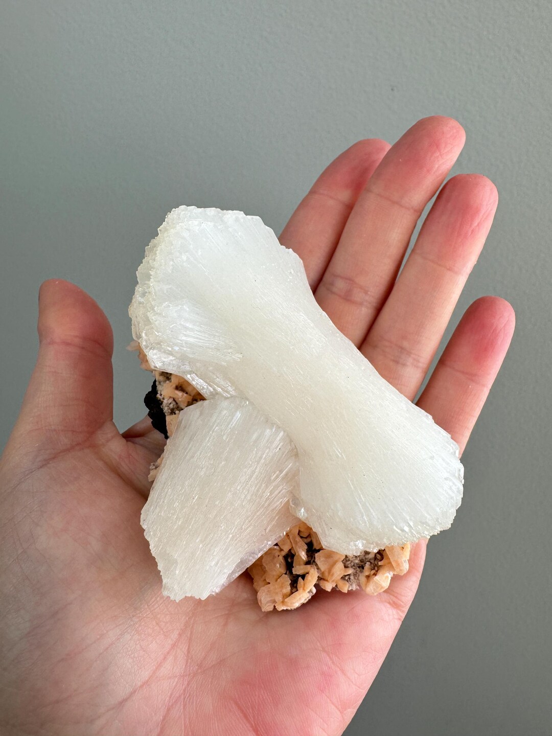 Stilbite Crystal Raw Stilbite Crystal Geode Zeolite Crystal Cluster ...