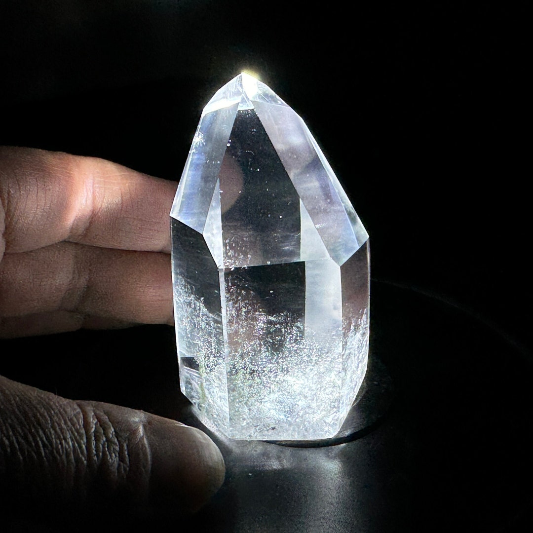 Polished Quartz Tower Clear Quartz Point Clear Quartz Crystal Gift ...
