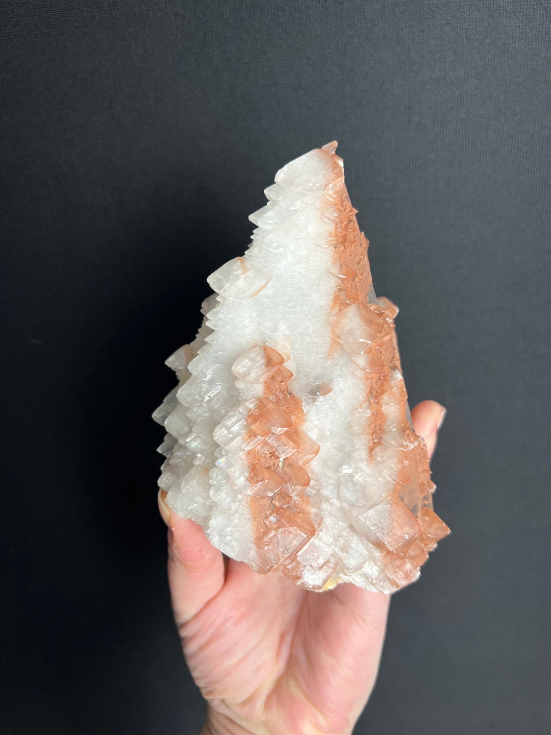 Pagoda Calcite Cluster Raw Calcite Crystal Mushroom Calcite Specimen ...