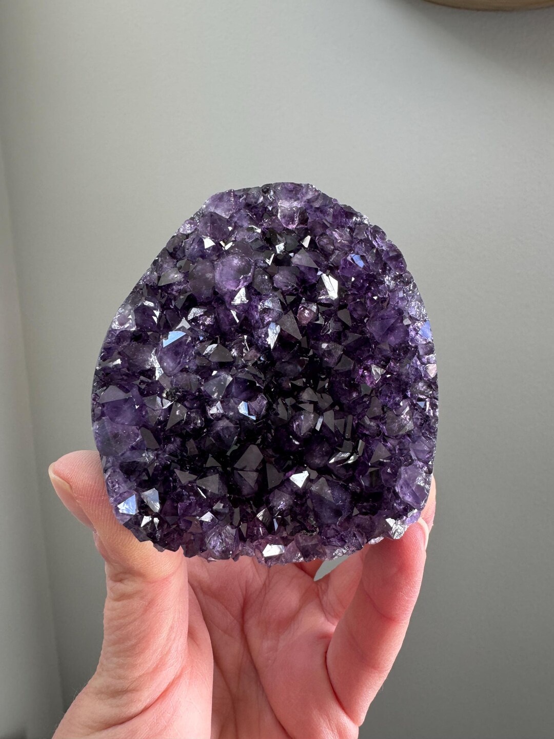 Grape Jelly Amethyst Geode Dark Purple High Quality Crystal Cluster Cut ...