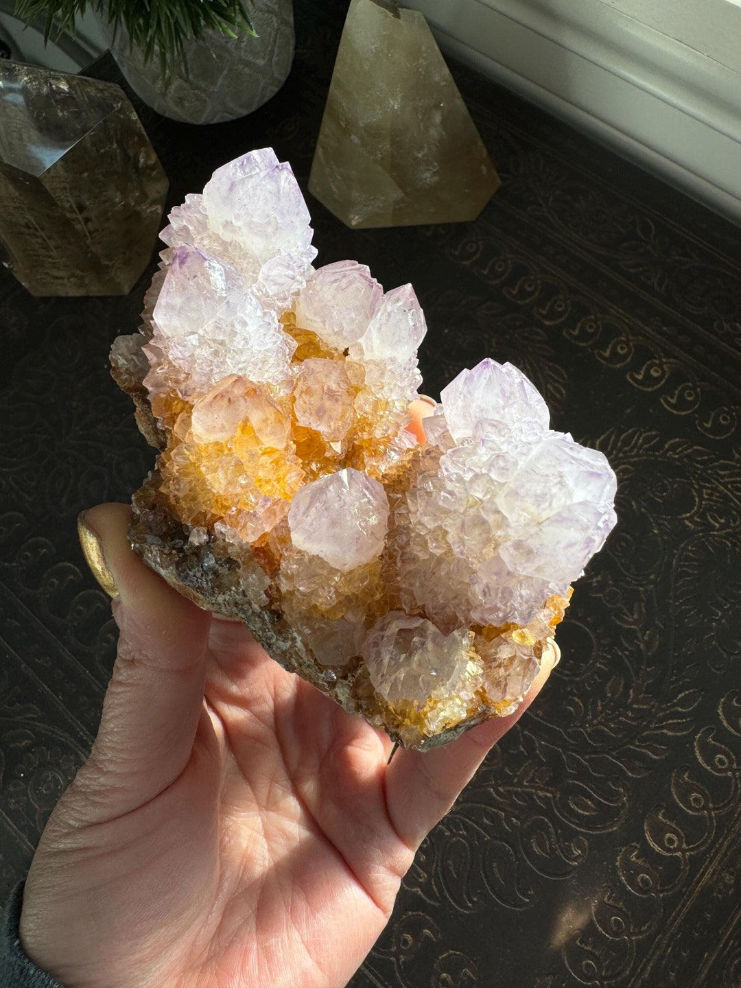 Ametrine Spirit Quartz Crystal Amethyst Spirit Quartz Purple Spirit ...