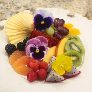 Fresh Edible Flowers Pansy 50 Ct - Etsy