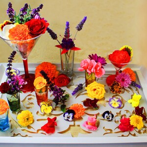 Fresh Edible Flowers Premium Assortment Mix 3oz - Etsy