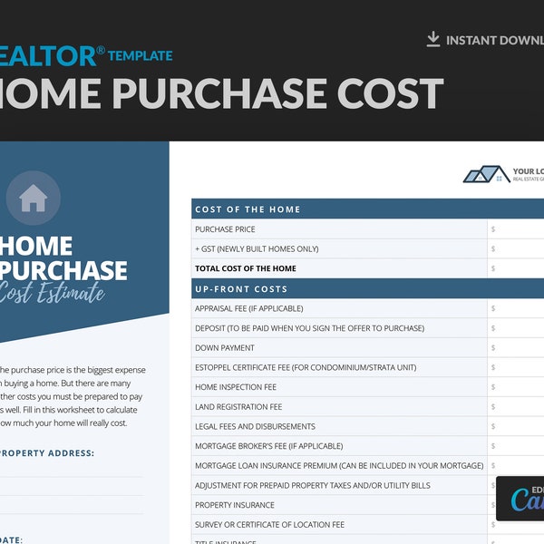 Estimate Template - Etsy