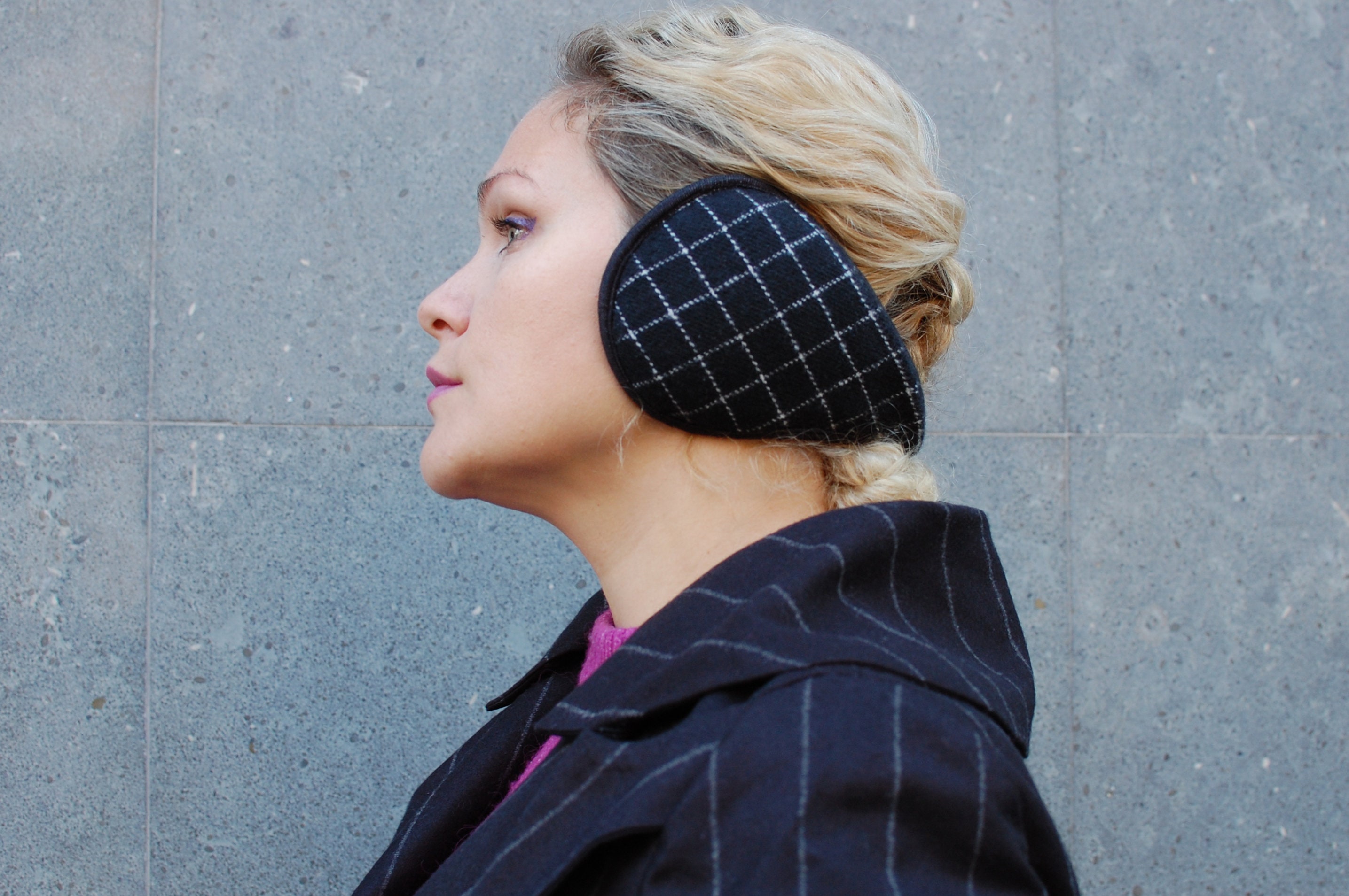 Cache Oreille Casque Noir, Ear Warmer in Winter Style - Etsy