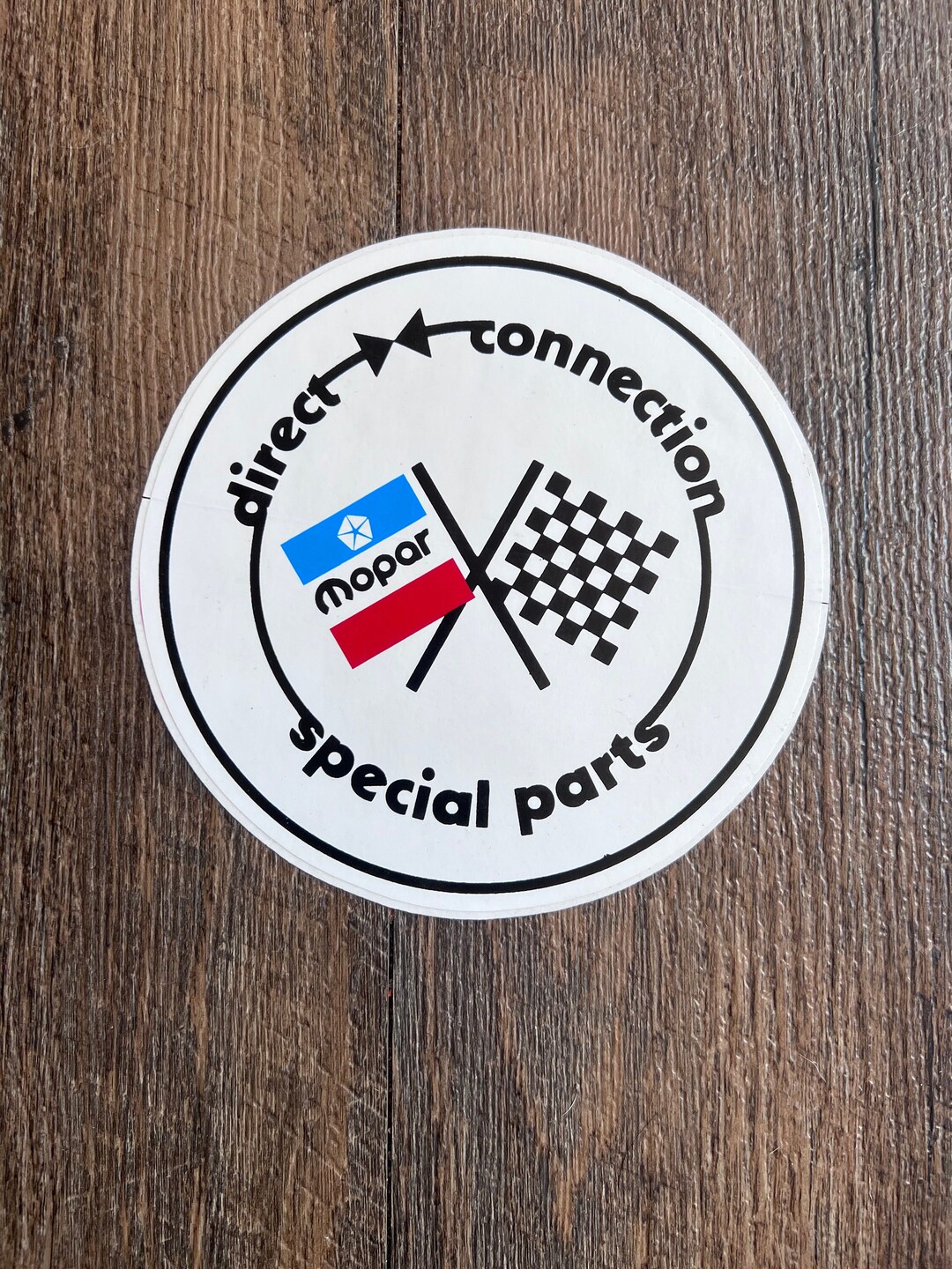 DIRECT CONNECTION MOPAR Special Parts Cross Flag Decal Sticker - Etsy