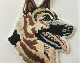 German Shepherd Iron on Patch - Etsy