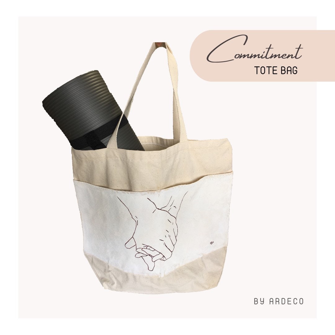 Canvas Tote With Meaning / Sustainably Tote Bag / Canvas Tote Bag ...