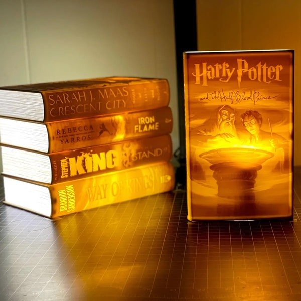 Book Lamp - Etsy