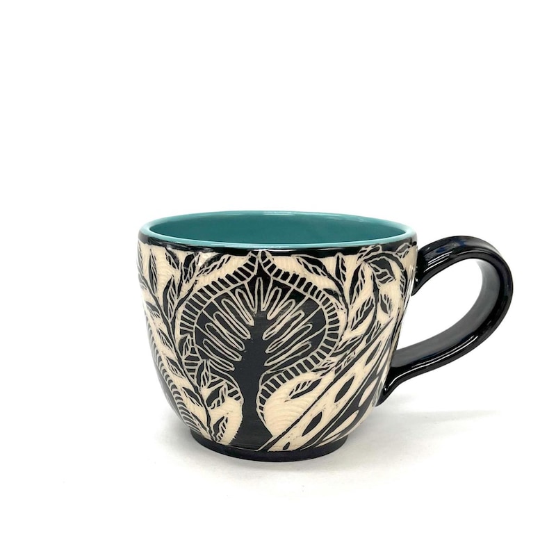 Sgraffito Mug - Etsy