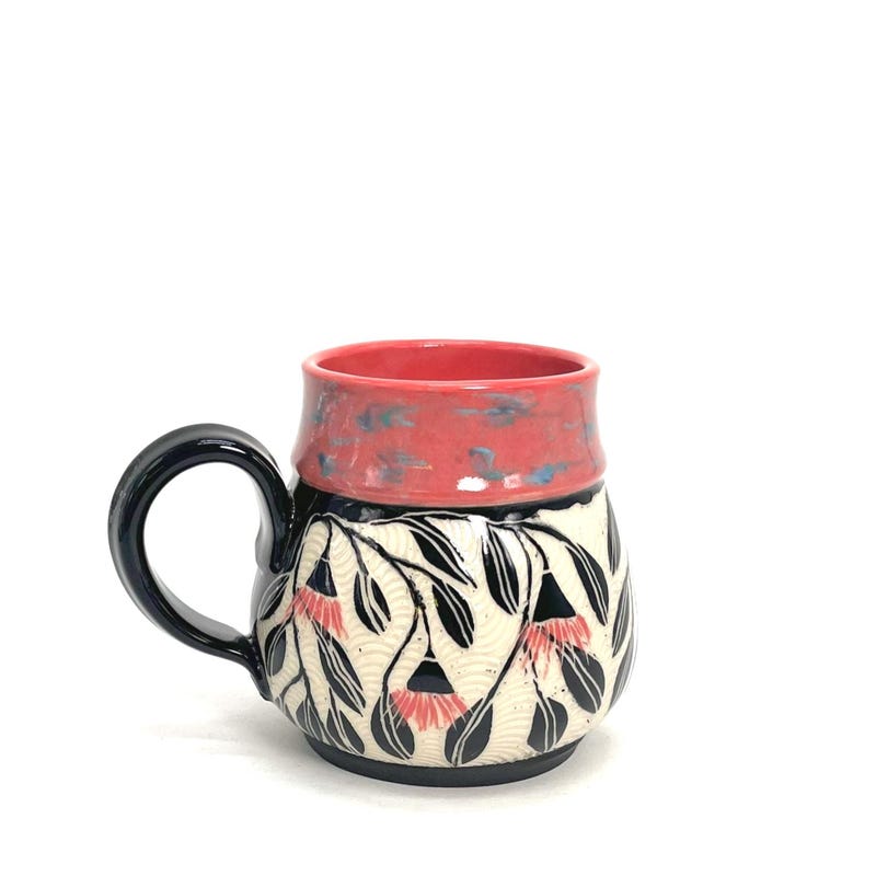 Carved Ceramic Mug - Etsy