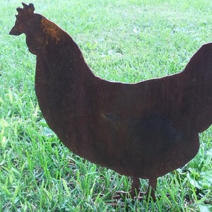 Rusty Chickens - Etsy