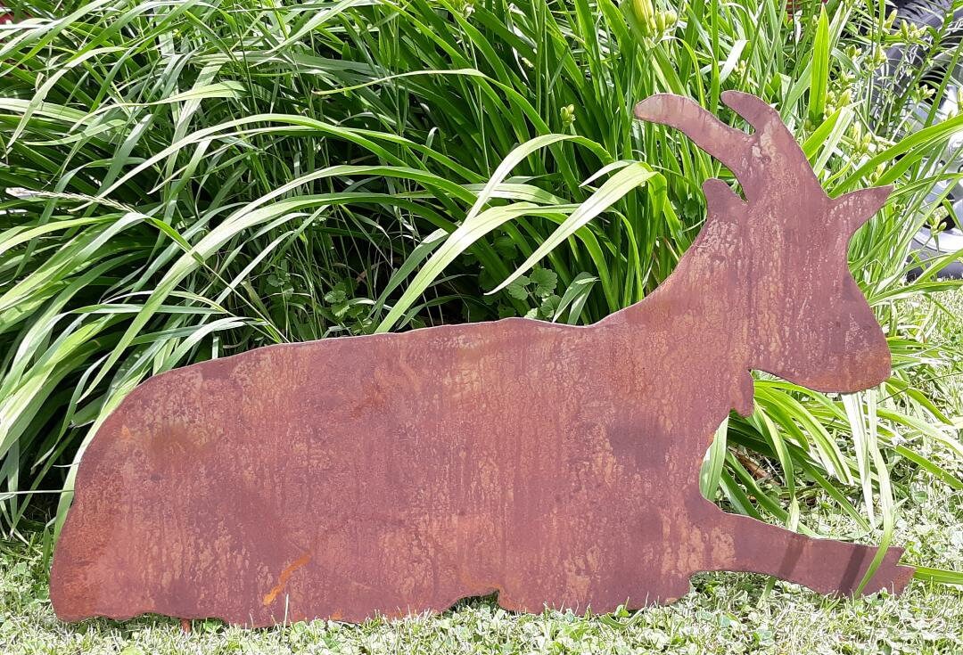 Rusty Goat Rusty Lawn Art Metal Art Metal Silhouettes - Etsy