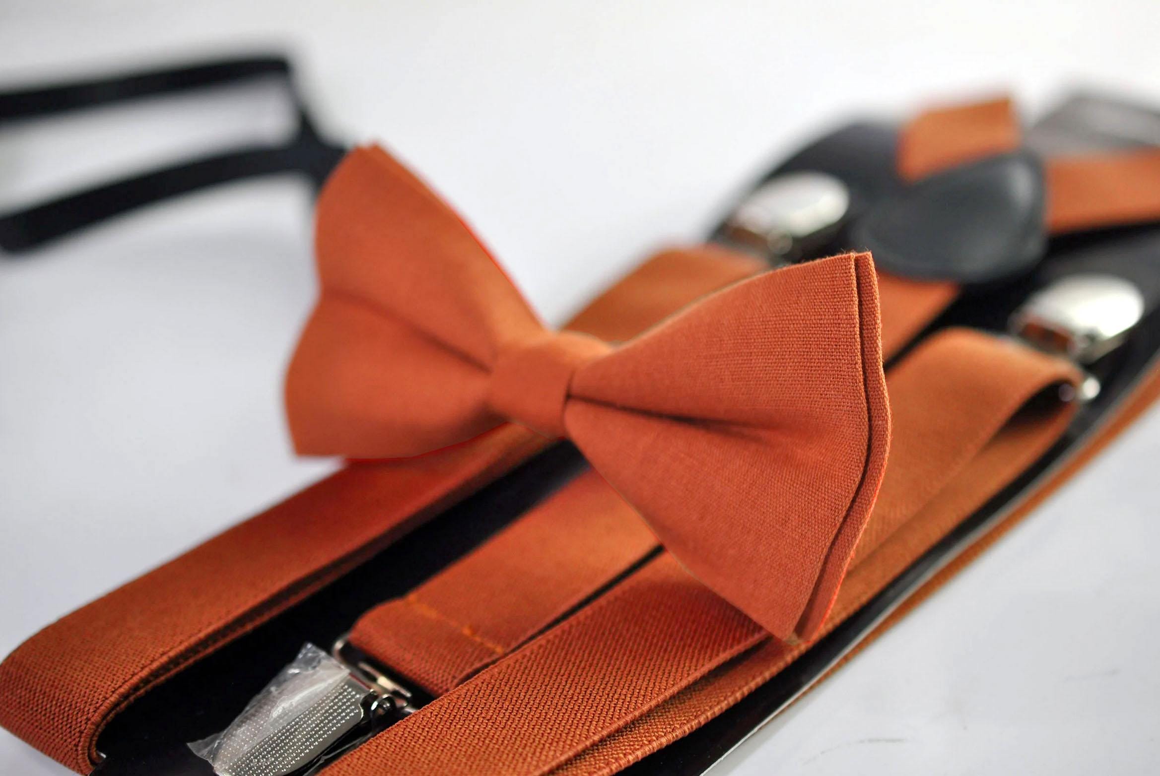 Pre Tied Bow Tie Baby Boy Bow Tie And Suspenders Set - Adjustable With ...