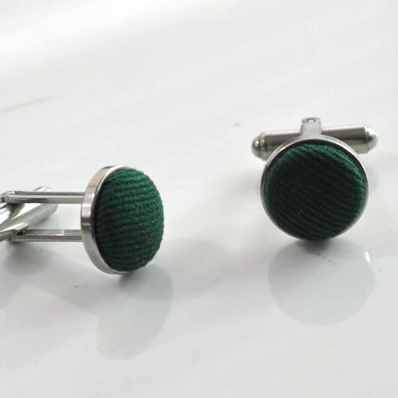 Green Cufflinks - Etsy