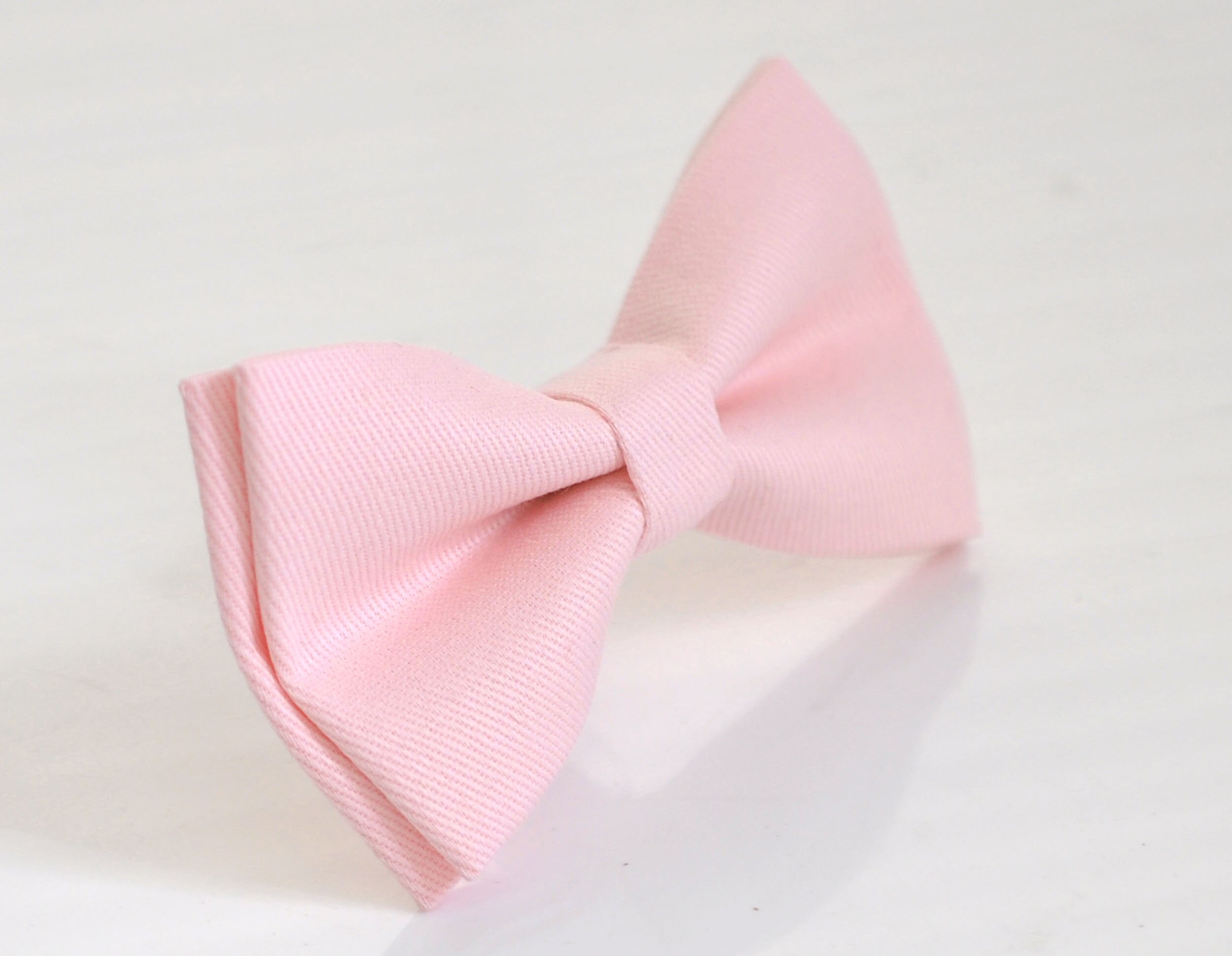 Bebé rosa luz rosa algodón lazo Bowtie NEGRO elástico | Etsy