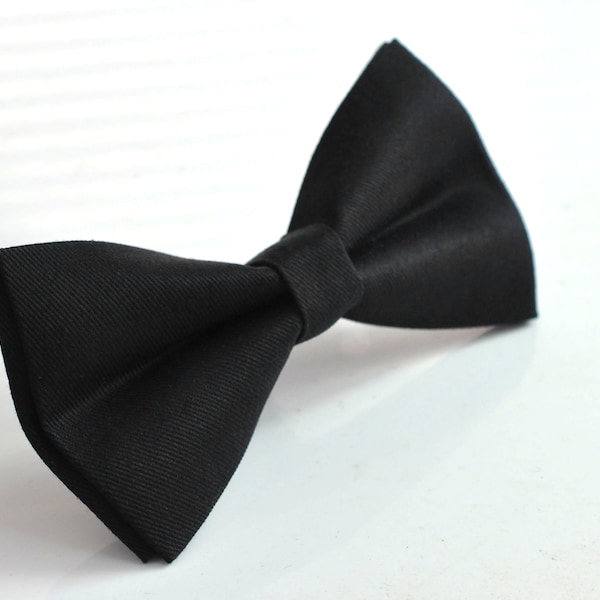 Small Black Bow - Etsy