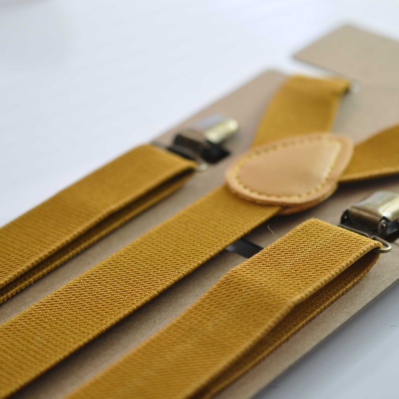 Yellow Suspenders - Etsy