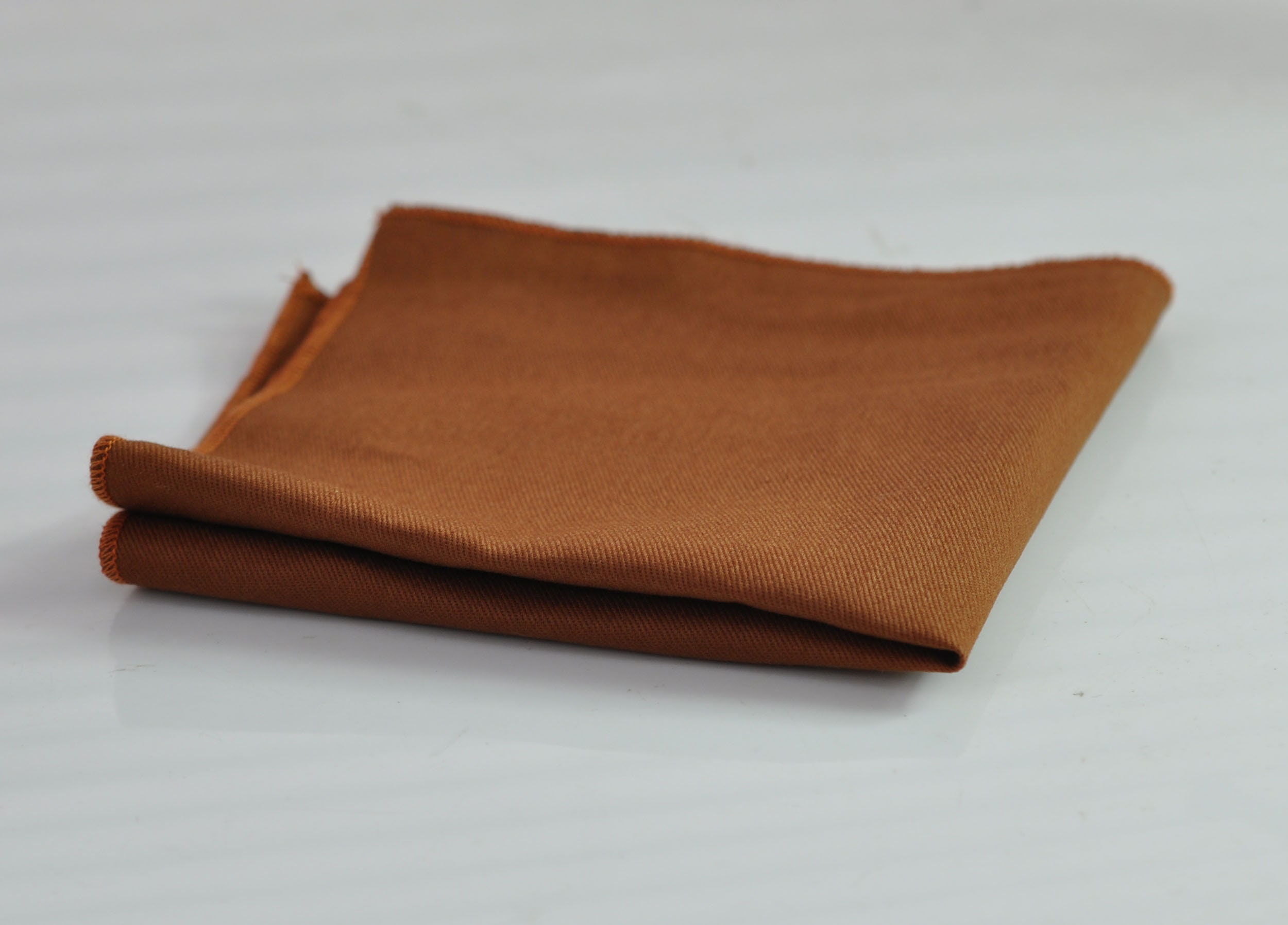 Tan Brown Cotton Pocket Square Wedding Formal Hanky Handkerchief for ...