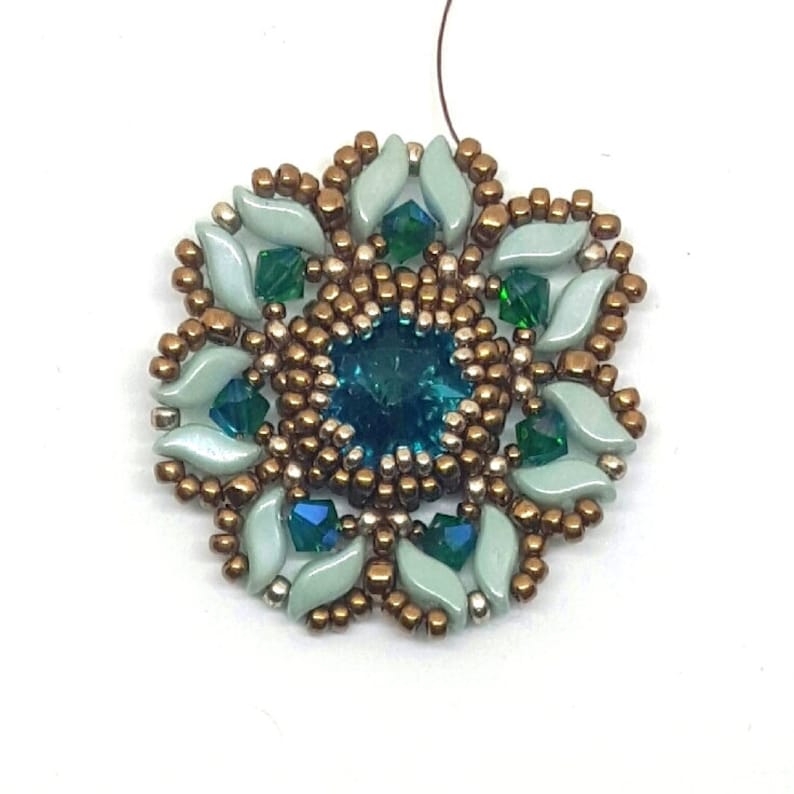 Jade Earrings Beading Pattern | Etsy