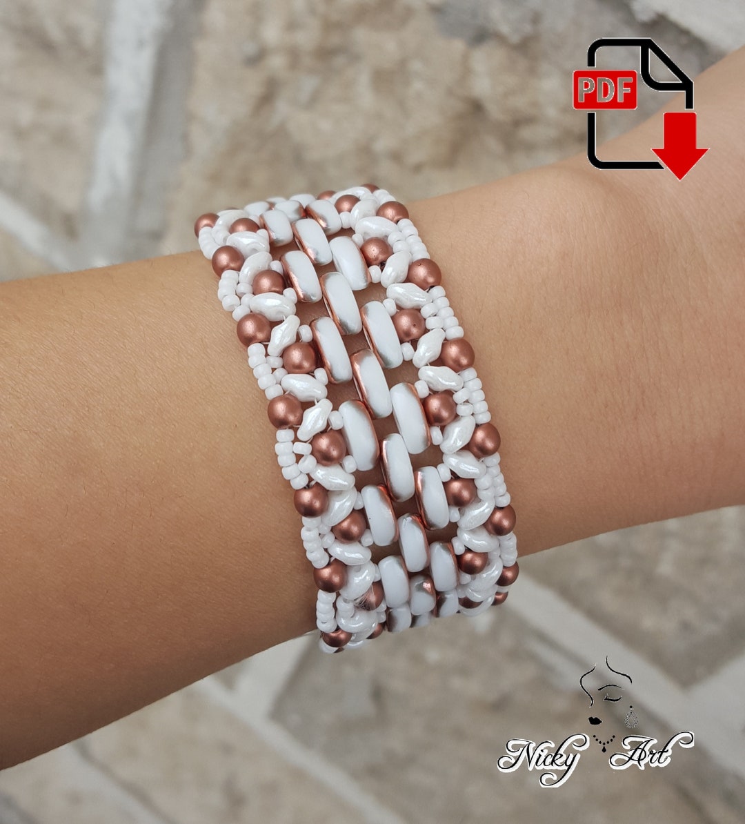 Sunset Bracelet - Beading Pattern - Etsy