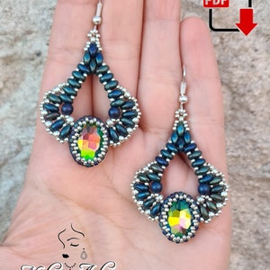 Earrings Dakota- Beading Pattern - Etsy