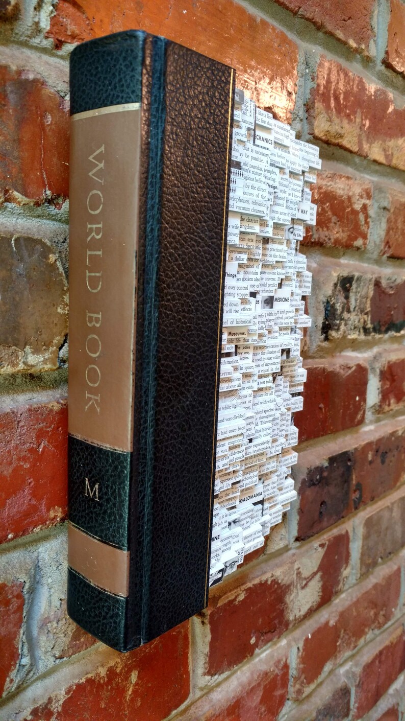 Brilliant White Light - Eclectic Book Sculpture - Hand-carved - Etsy