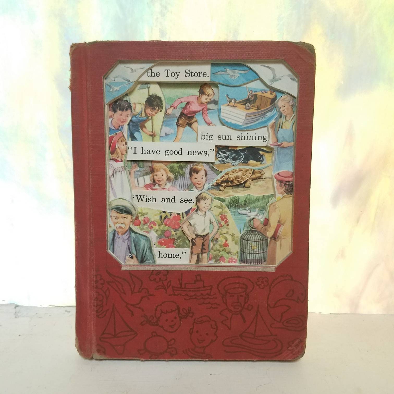 Carved Book Sculpture - Children's Theme - Etsy