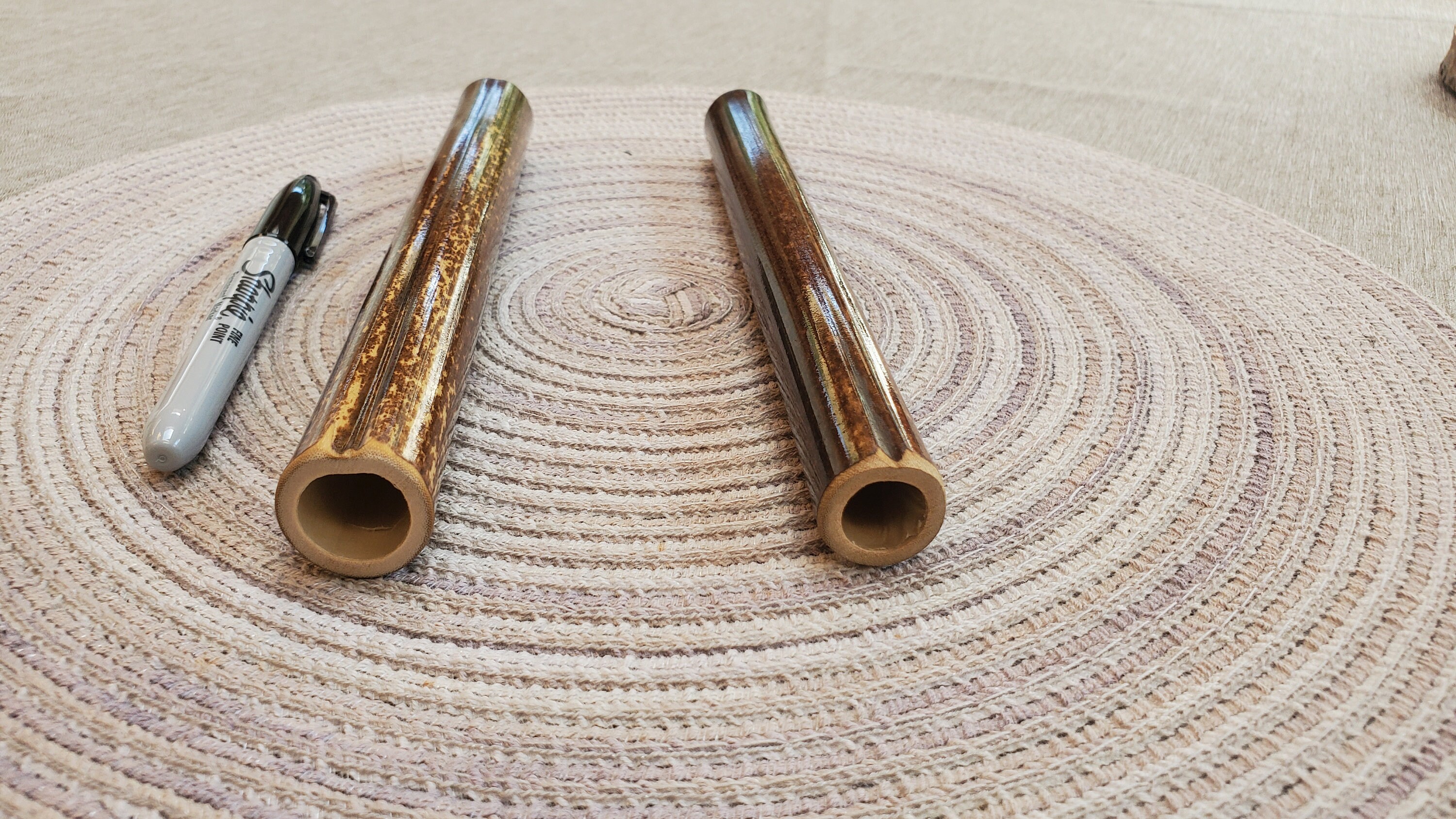 Natural, Sustainable Black Bamboo Percussion Claves - Etsy
