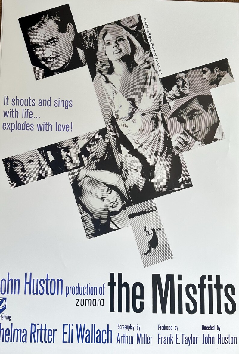 The Misfits - Movie Poster - Etsy