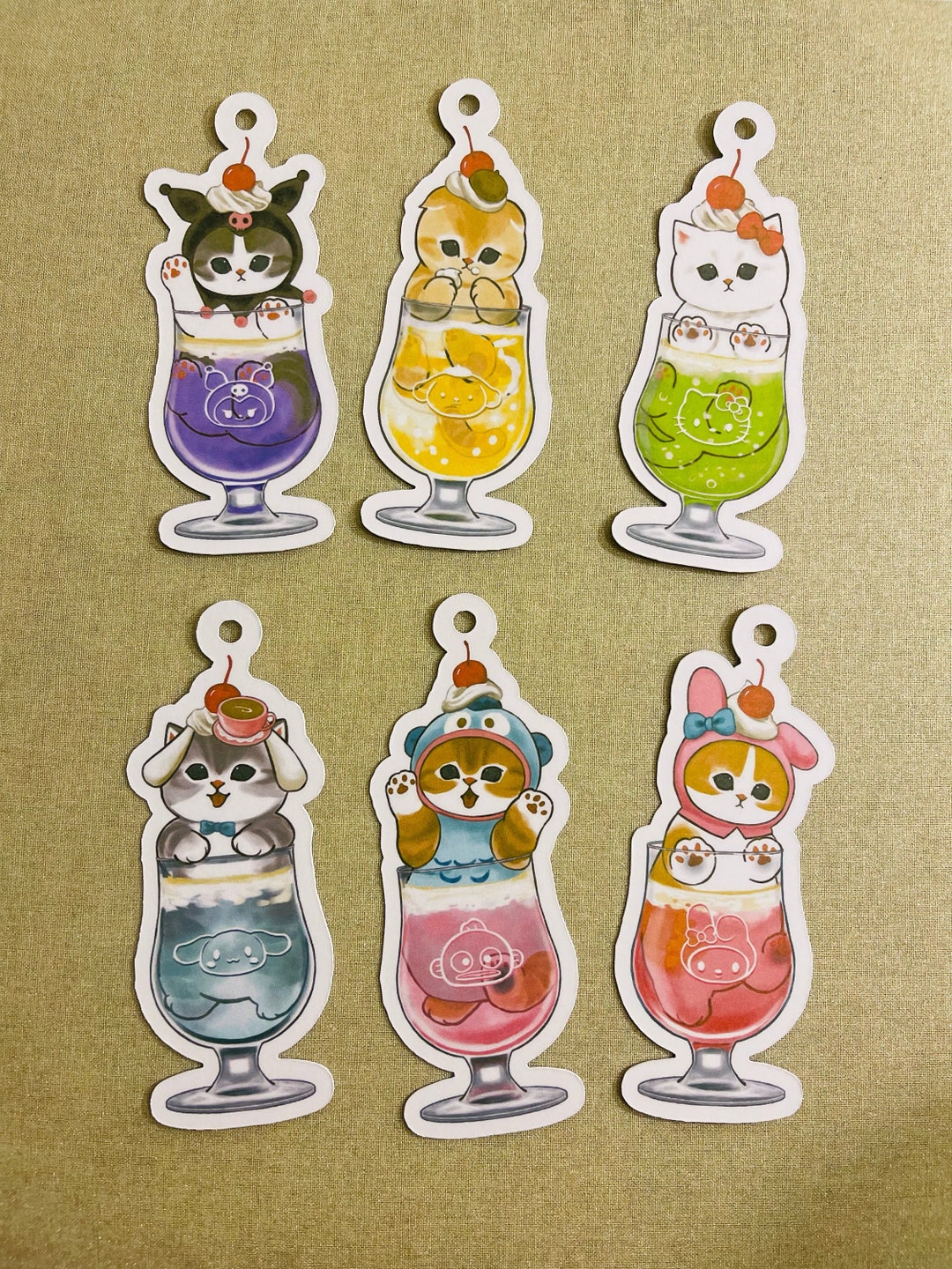 Mofusand X Sanrio Gift Tags (6 Pc) - Etsy