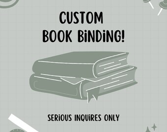 Custom Hardback Book Rebind Your Favorite Paperback - Etsy