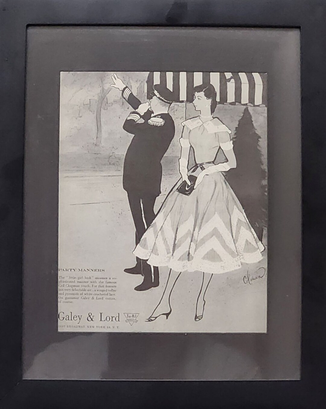 Ray Colonna Illustration, Ceil Chapman Design, Vogue 1955, Vintage ...