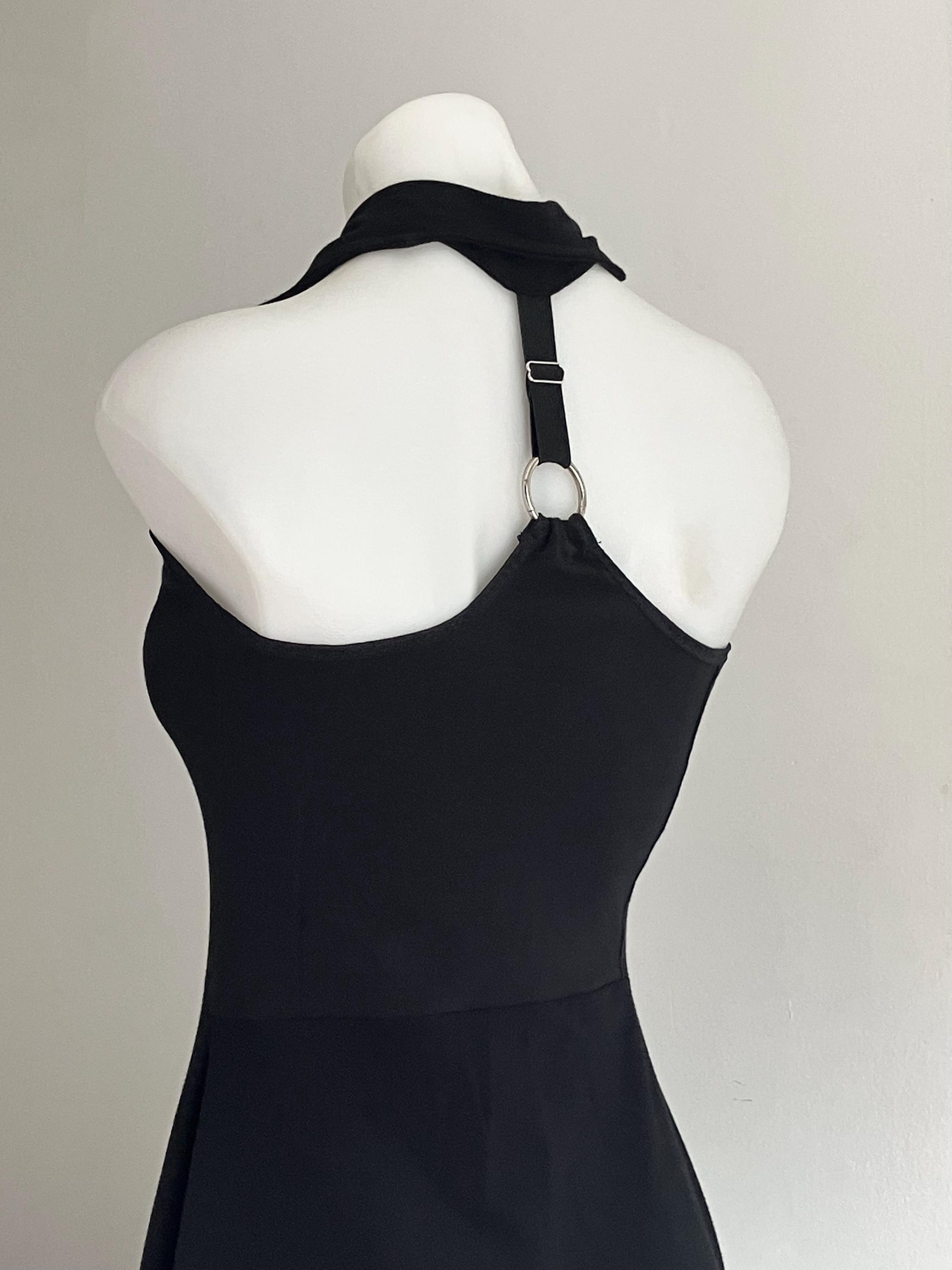 GOTH SUNDRESS, SUMMER Goth Outfit, Bat Wing Dress, Halter Tank Dress ...