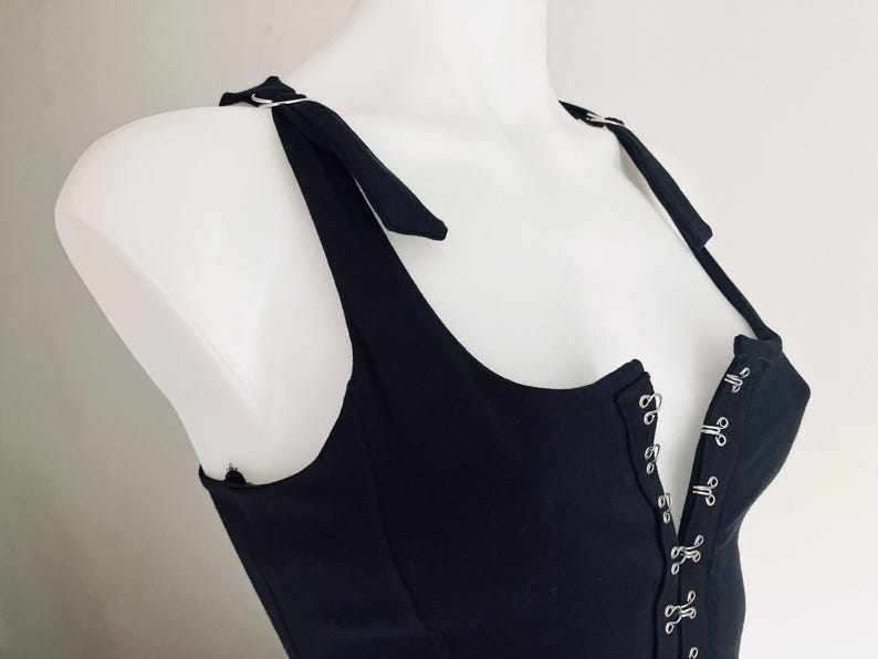 Gothic Bat Bustier, Cropped Black Corset Top, Dark Lingerie, Goth ...