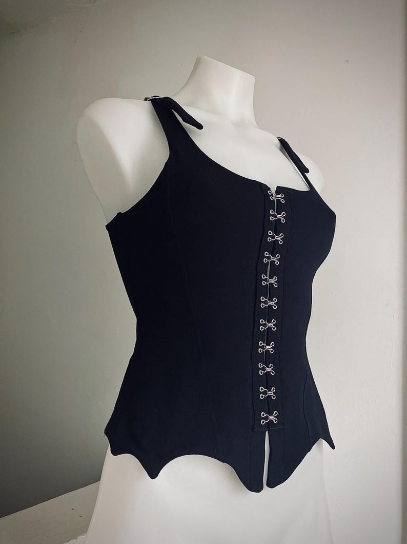 Gothic Bat Bustier, Cropped Black Corset Top, Dark Lingerie, Goth ...