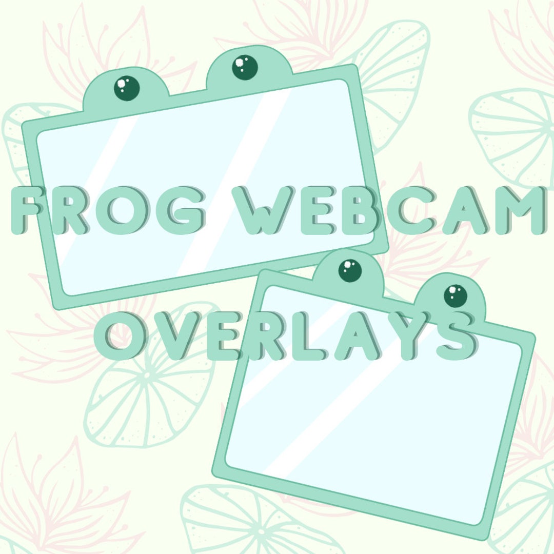Frog Webcam Overlays | Twitch Webcam Border | Stream Overlays - Etsy