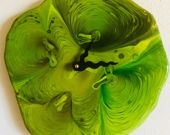 Fused Glass Clock - Etsy