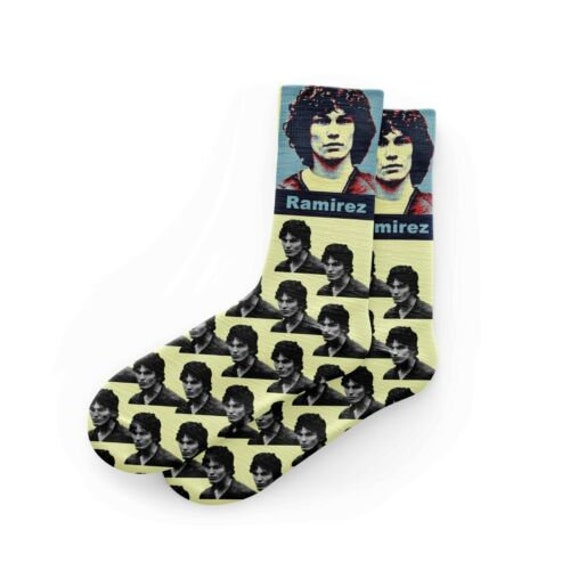 Richard Ramirez Socks Serial Killer Socks Night Stalker Socks | Etsy