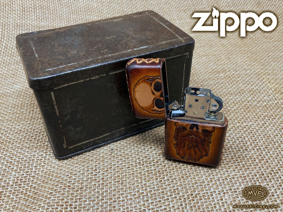 Zippo Lighter With Leather Cover zippo Brand Lighter - Etsy