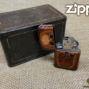 Zippo Lighter With Leather Cover zippo Brand Lighter Included, Leather ...