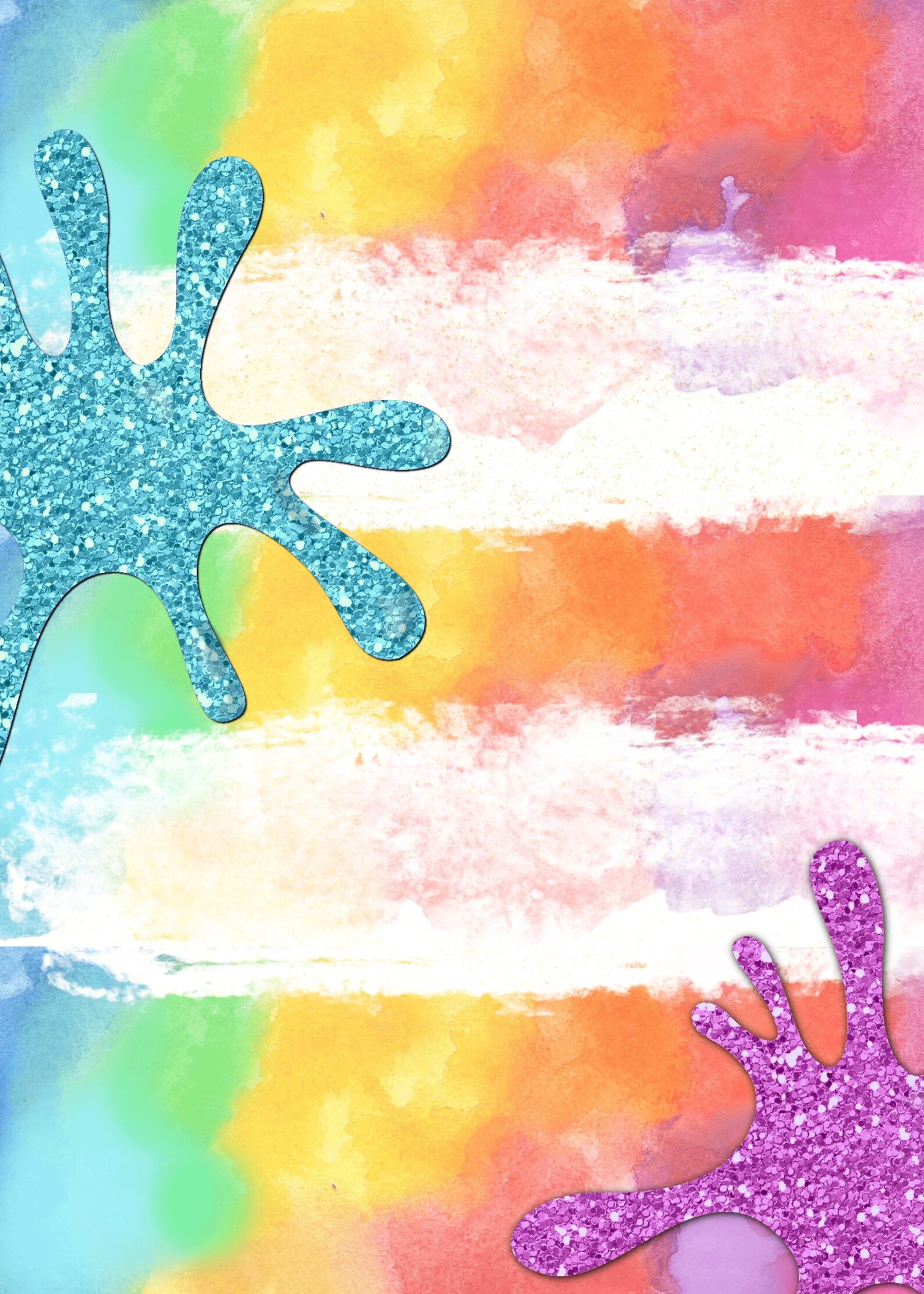 Rainbow Slime Birthday Invitation Slime Party Rainbow | Etsy