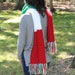 Italy Flag Scarf-unisex Scarf-christmas Gifts for Her-handmade Crochet ...