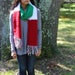 Italy Flag Scarf-unisex Scarf-christmas Gifts for Her-handmade Crochet ...