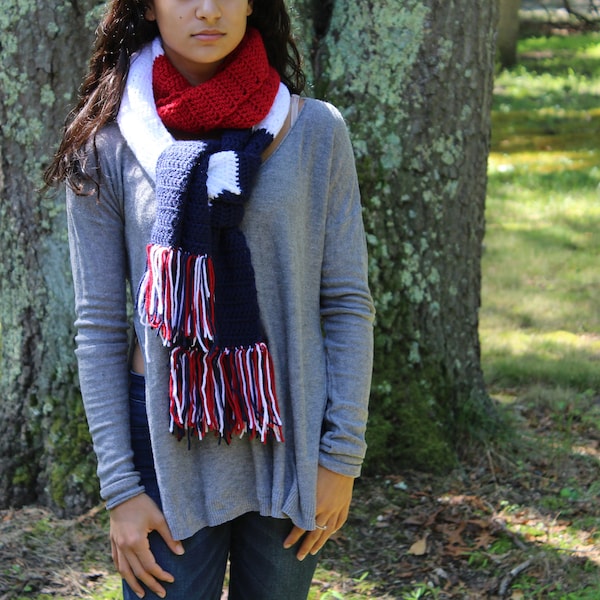 American Flag Scarf - Etsy