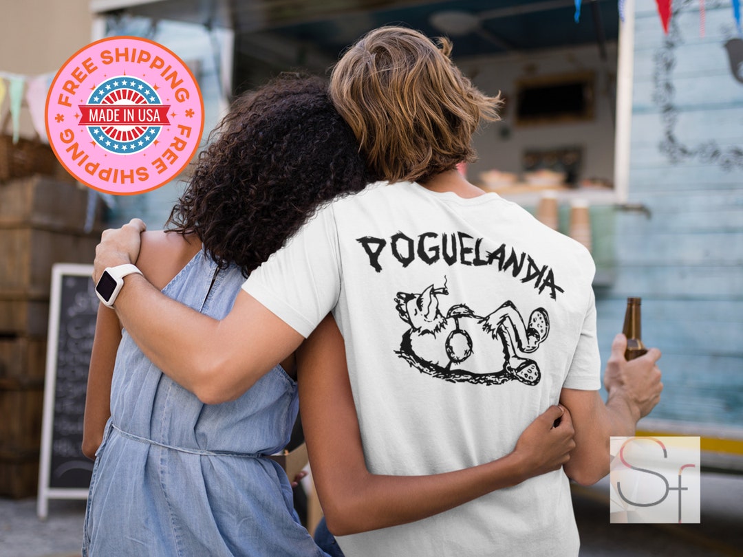 Unisex Outer Banks Poguelandia Flag Shirt - Chicken in Crocs & Joint ...