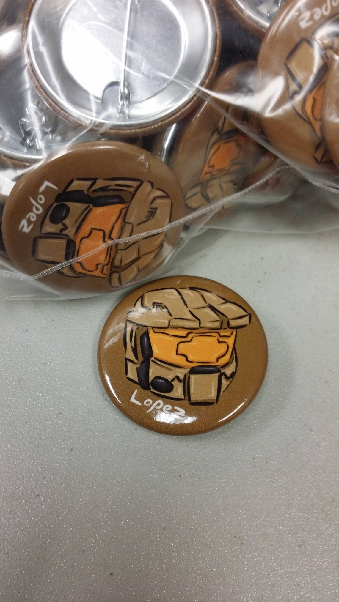 Red Vs Blue Lopez the Heavy 1.5 Pin - Etsy