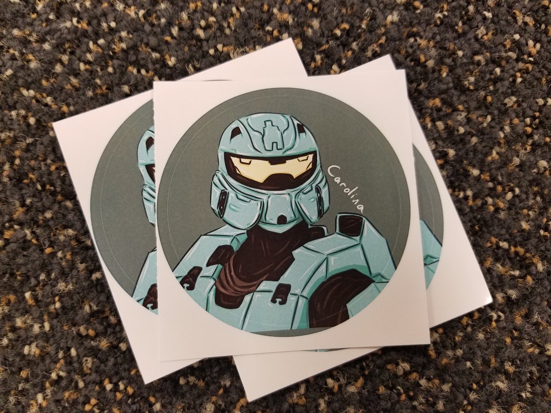 Red Vs Blue - Agent Carolina - 3" Sticker - Etsy