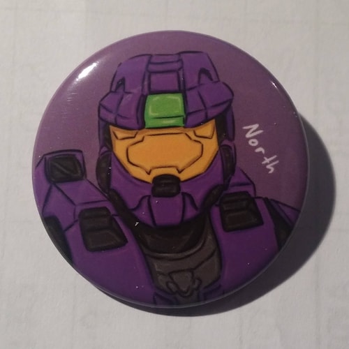 Red Vs Blue Dexter Grif 1.5 Pin - Etsy