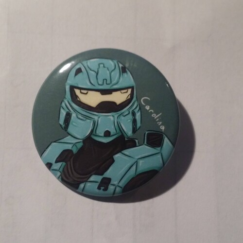 Red Vs Blue Dexter Grif 1.5 Pin - Etsy
